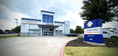 Surepoint Emergency Center Arlington is always open, clean and ready.